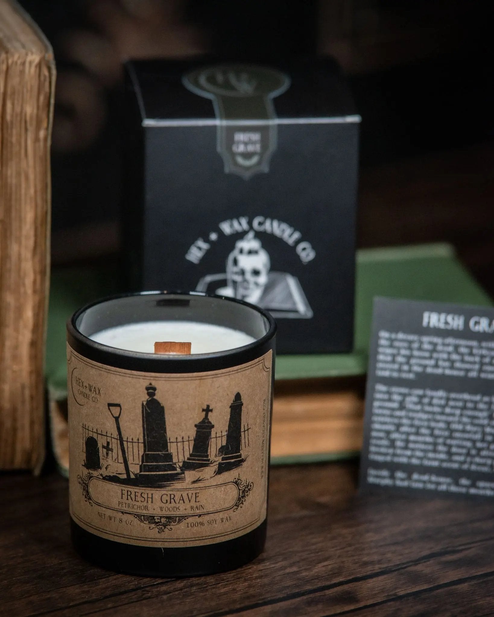 Petrichor Candle - Fresh Grave - Hex + Wax Candle Co. – Hex and Wax ...